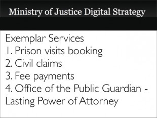 MOJ delivers its fab four exemplars – Justice Digital, Data and Science