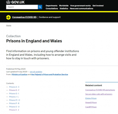 Prisons – Justice Digital