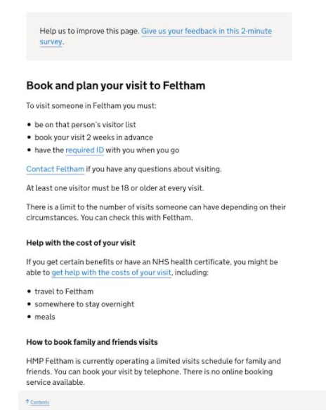 Moving and improving prison information – Justice Digital