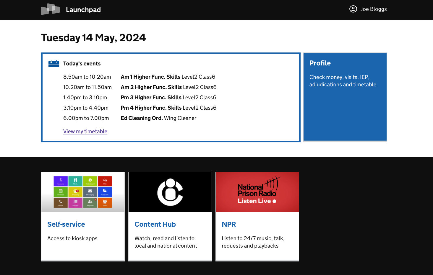 Launchpad Home is Live! – Justice Digital